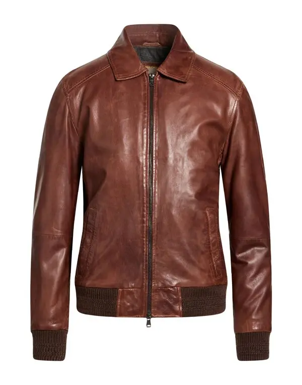 ANDREA D'AMICO Jacket Size Sheepskin - Brown
