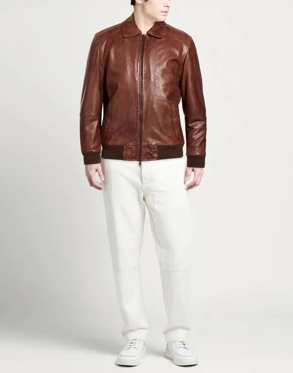 ANDREA D'AMICO Jacket Size Sheepskin - Brown