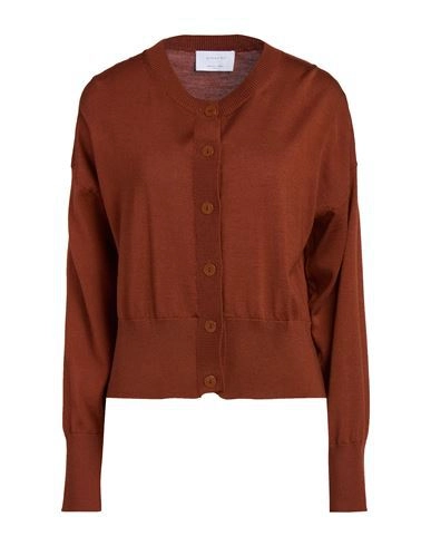 DANIELE FIESOLI Cardigan Size Merino Wool - Brown