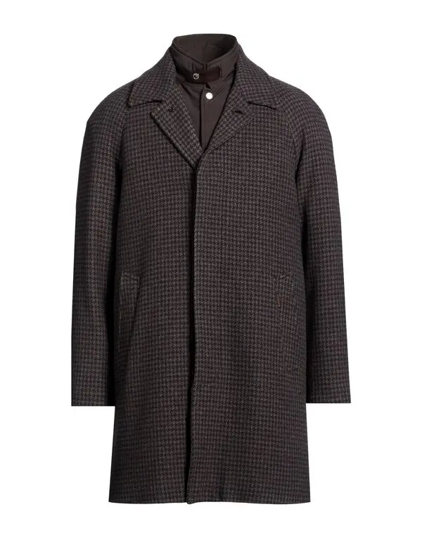 MOORER Coat Charcoal Size Virgin Wool, Cashmere