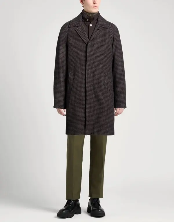 MOORER Coat Charcoal Size Virgin Wool, Cashmere