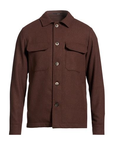 AT.P.CO At. P.co Jacket Chocolate Size Polyester, Viscose, Wool - Brown