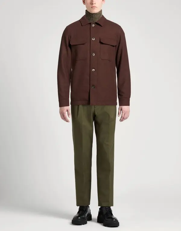 AT.P.CO At. P.co Jacket Chocolate Size Polyester, Viscose, Wool