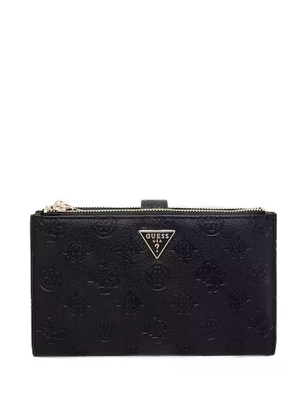 Guess Logo-embossed Zip-around Wallet