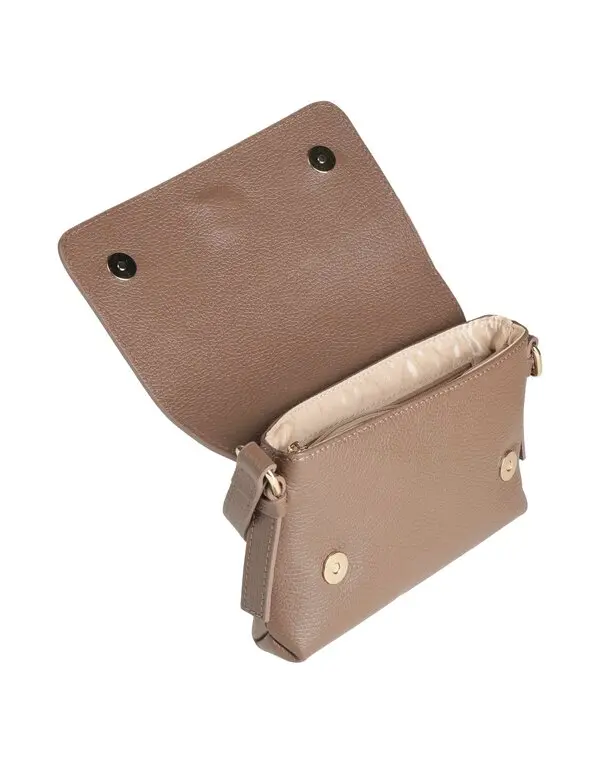 TUSCANY LEATHER Biscuit Cross-body Bag Leather - Grey