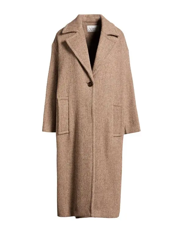 BALLANTYNE Coat Sand Size Virgin Wool