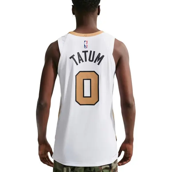 Nike Jayson Tatum Boston Celtics City Edition Dri-fit Adv Nba Authentic Jersey - White