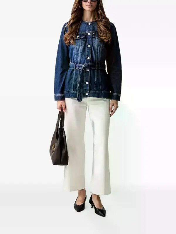 Guess Yuna Belted Denim Jacket