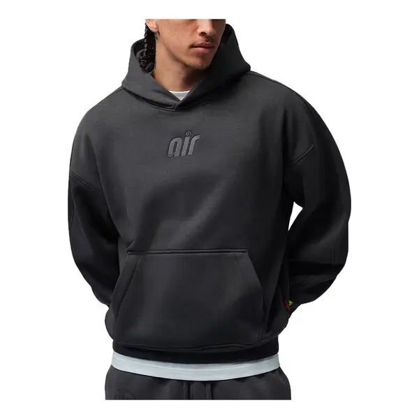 JORDAN Brooklyn Fleece Oversized Hoodie - Anthracite