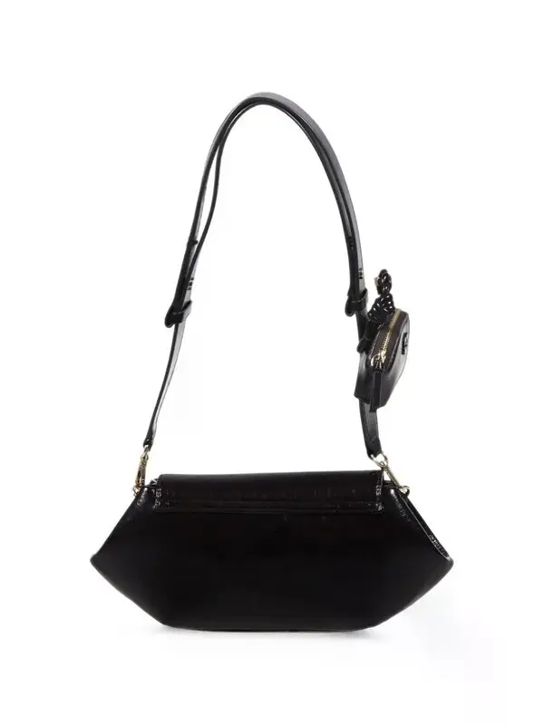 GANNI Patent-finish Shoulder Bag