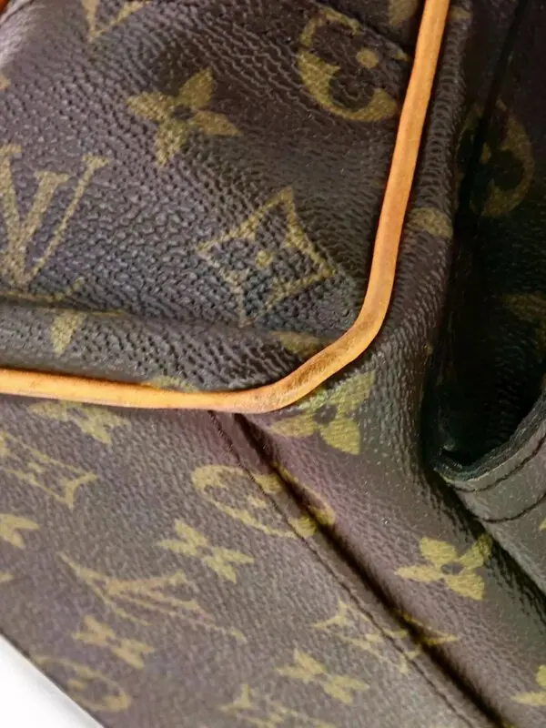 LOUIS VUITTON Manhattan Handbag Monogram Canvas Pm Satchel