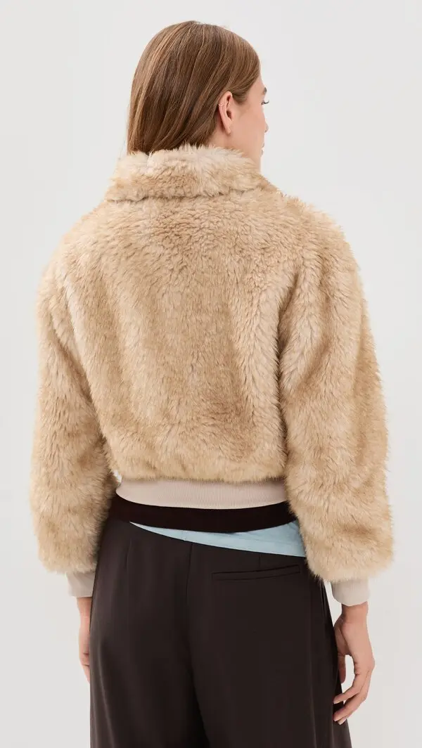 WAYF Nathalie Faux Fur Jacket