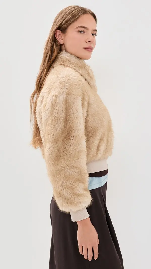 WAYF Nathalie Faux Fur Jacket