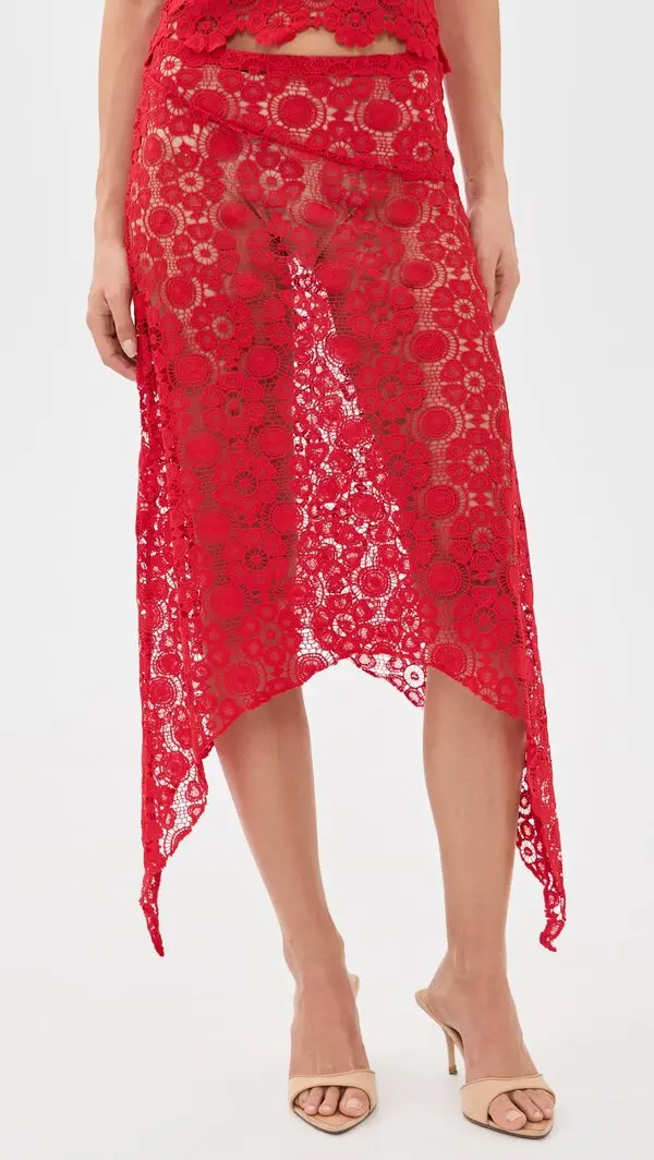 Lioness Trophy Midi Skirt