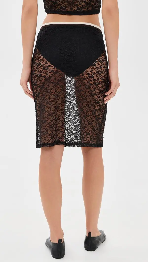 Lioness Laguna Lace Midi Skirt