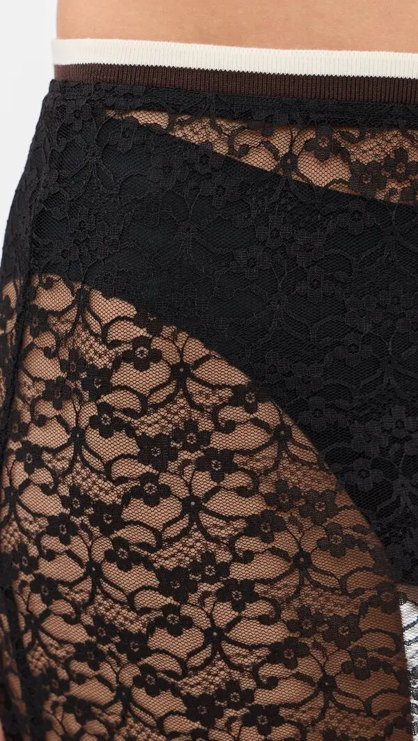Lioness Laguna Lace Midi Skirt