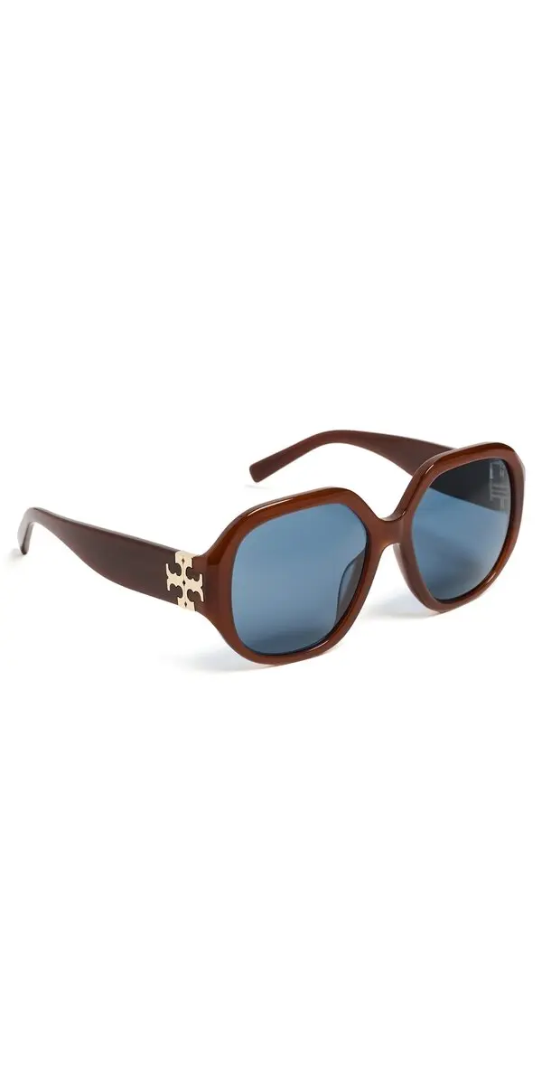 Tory Burch 0ty7237u Sunglasses - Solid Blue