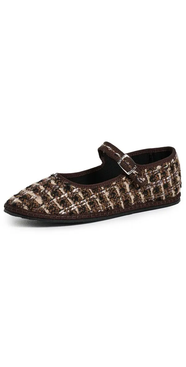 VIBI VENEZIA Mary Jane Tweed Flats