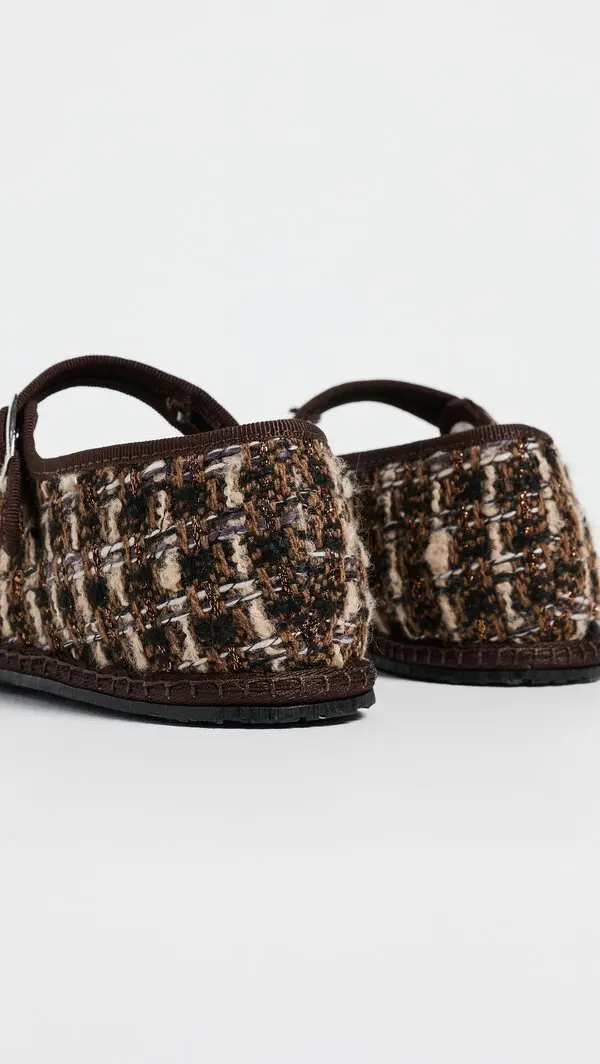 VIBI VENEZIA Mary Jane Tweed Flats