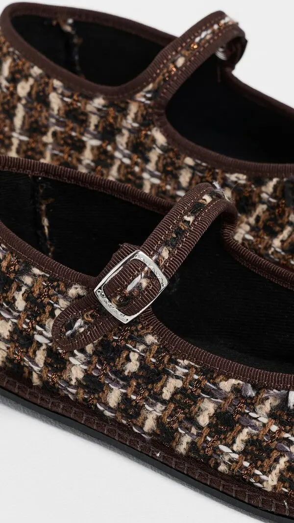 VIBI VENEZIA Mary Jane Tweed Flats