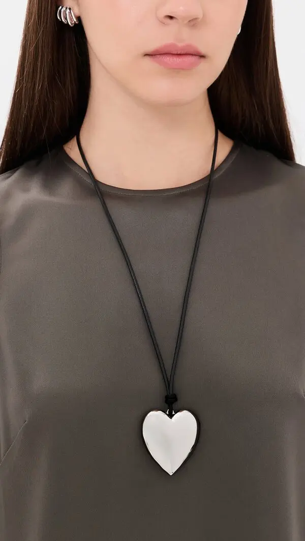 JENNIFER FISHER Heart Long Pendant