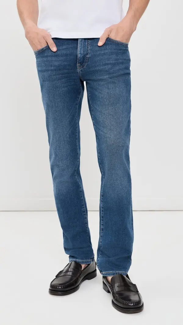 Warp + Weft Ams Slim Straight Jeans