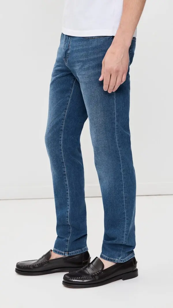 Warp + Weft Ams Slim Straight Jeans