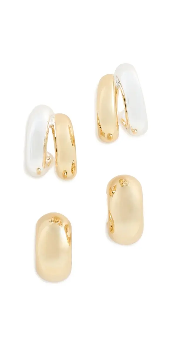 Jenny Bird Mini Florence & Tome Earrings Bundle - Two-tone