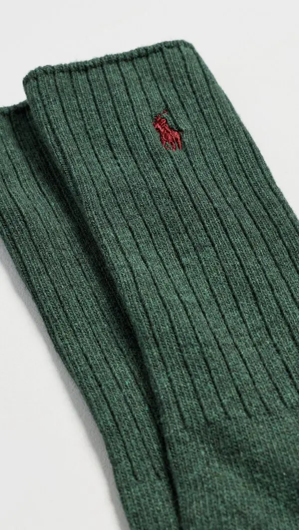 Polo Ralph Lauren Cotton Rib Crew Socks