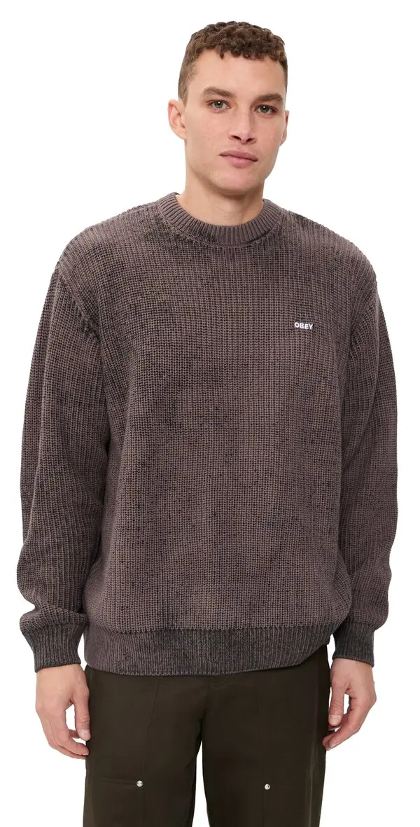 Obey Spray Effect Sweater