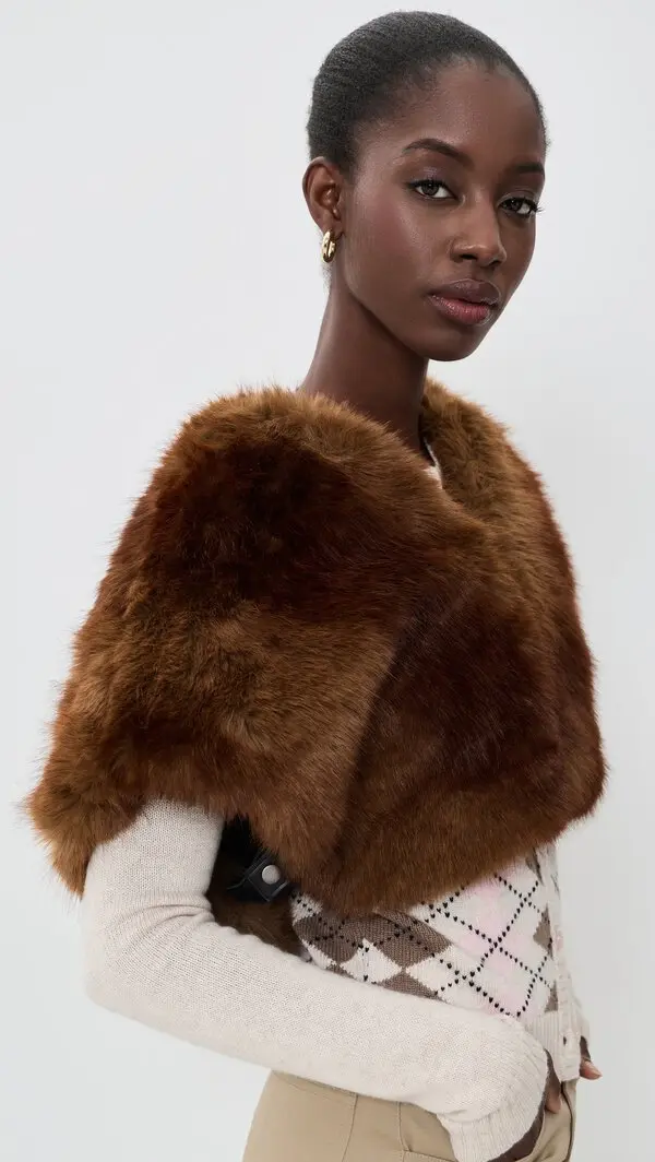 Apparis Devin Faux Shrug