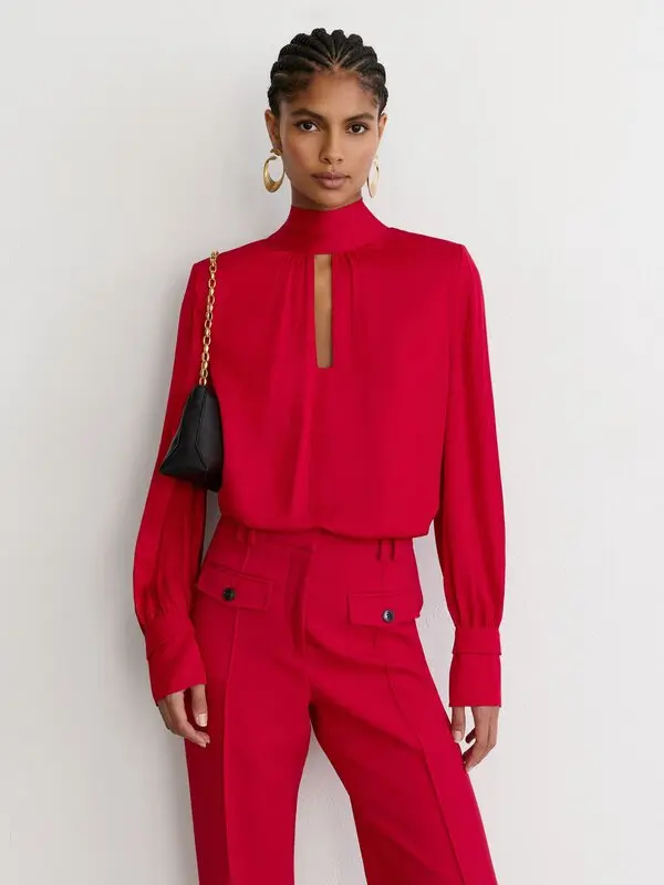 REISS Kenny Blouse - Red