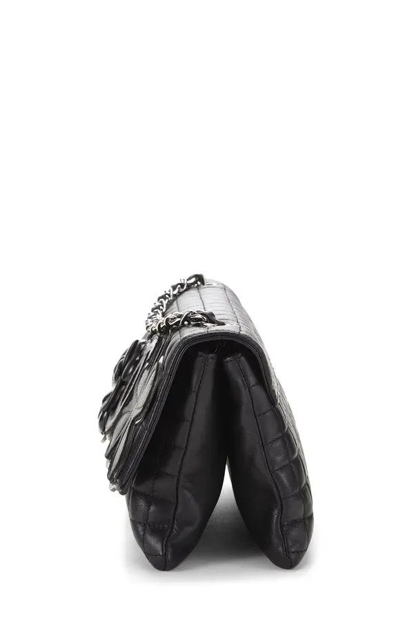 Chanel Lambskin Camellia N°5 Flap Bag