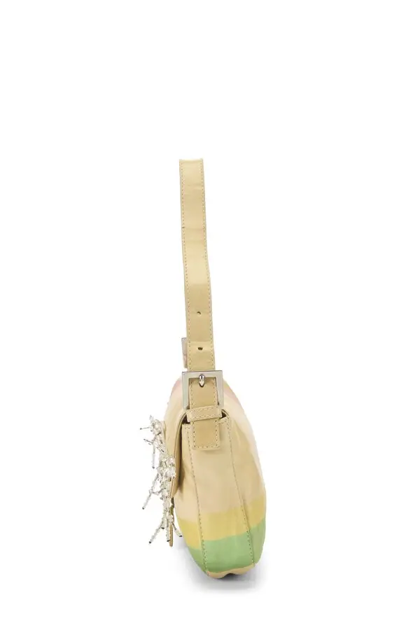 Fendi Multicolor Leather Embellished Baguette