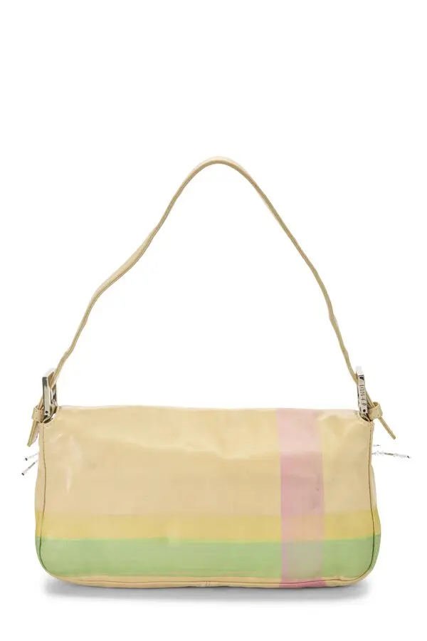 Fendi Multicolor Leather Embellished Baguette