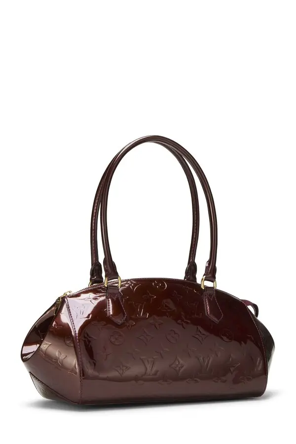 LOUIS VUITTON Griotte Monogram Vernis Sherwood