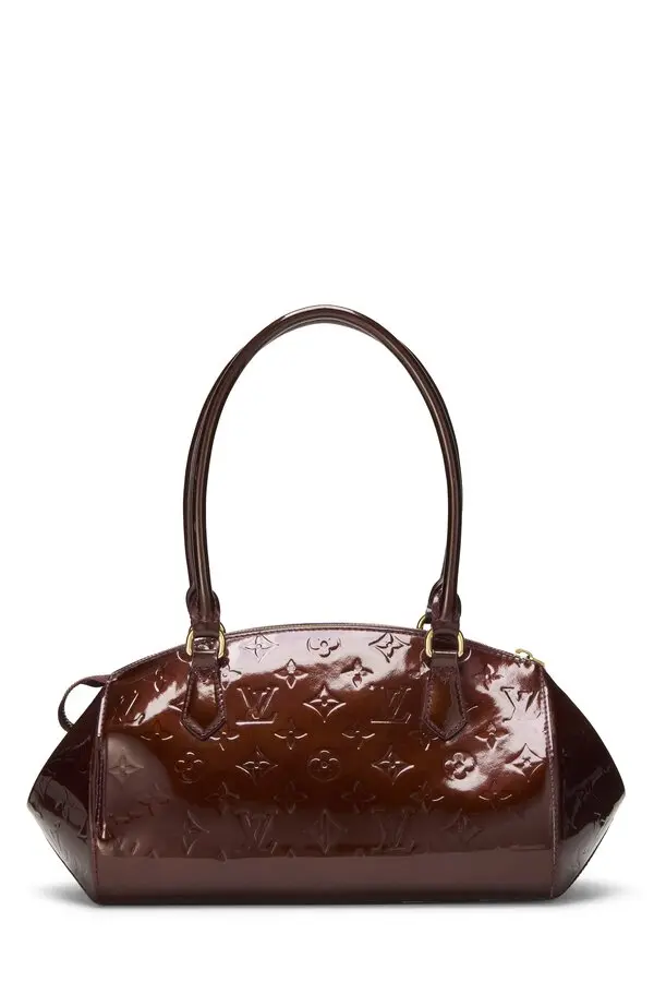 LOUIS VUITTON Griotte Monogram Vernis Sherwood