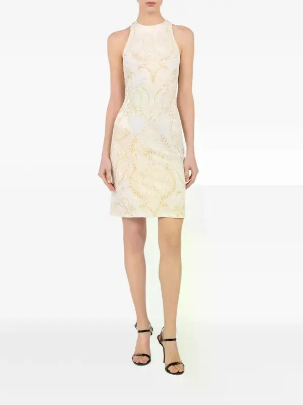 Roberto Cavalli Paisley-print Sleeveless Mini Dress