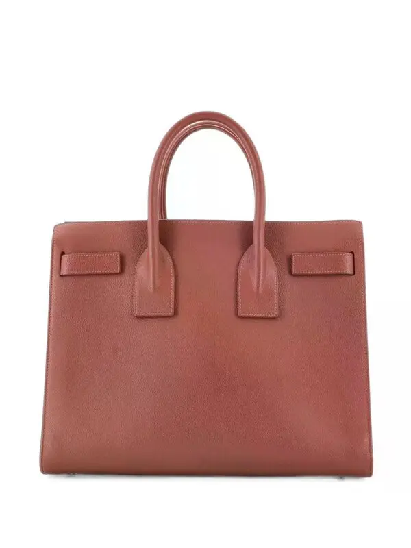 Saint Laurent Sac De Jour Nm Bag Leather Small Tote Bag - Brown