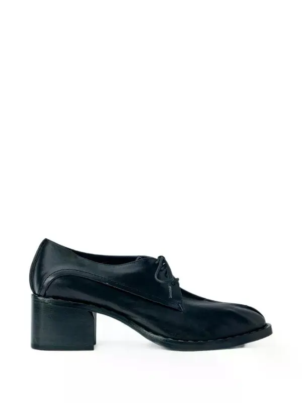 CAPASA MILANO Lace-up Leather Derbies - Black