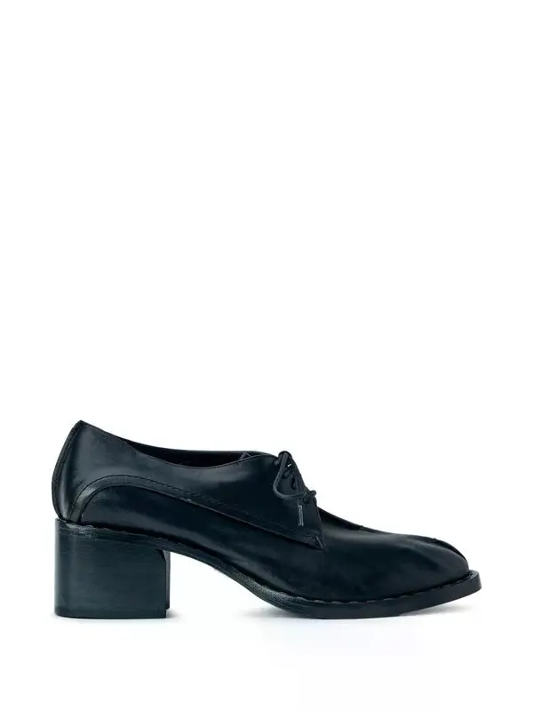 CAPASA MILANO Lace-up Leather Derbies - Black