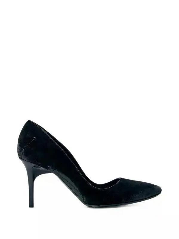 CAPASA MILANO Round-toe Suede Pumps
