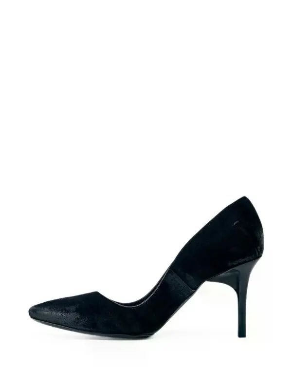 CAPASA MILANO Round-toe Suede Pumps