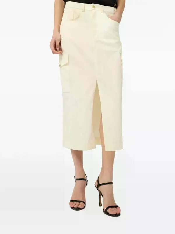 Roberto Cavalli Embellished Midi Cargo Skirt