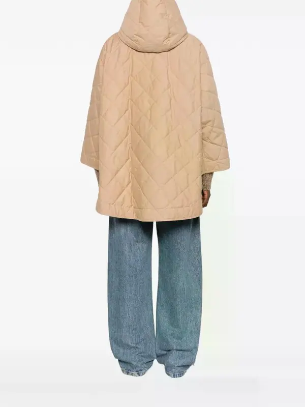 Moncler Quilted Hooded Cape