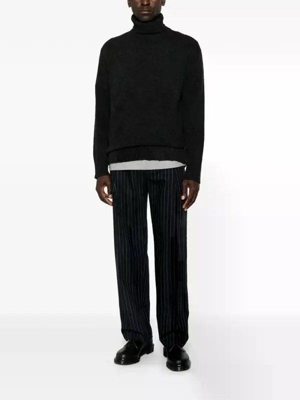 AMARANTO Roll-neck Knitted Sweater
