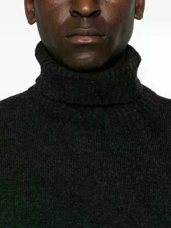 AMARANTO Roll-neck Knitted Sweater