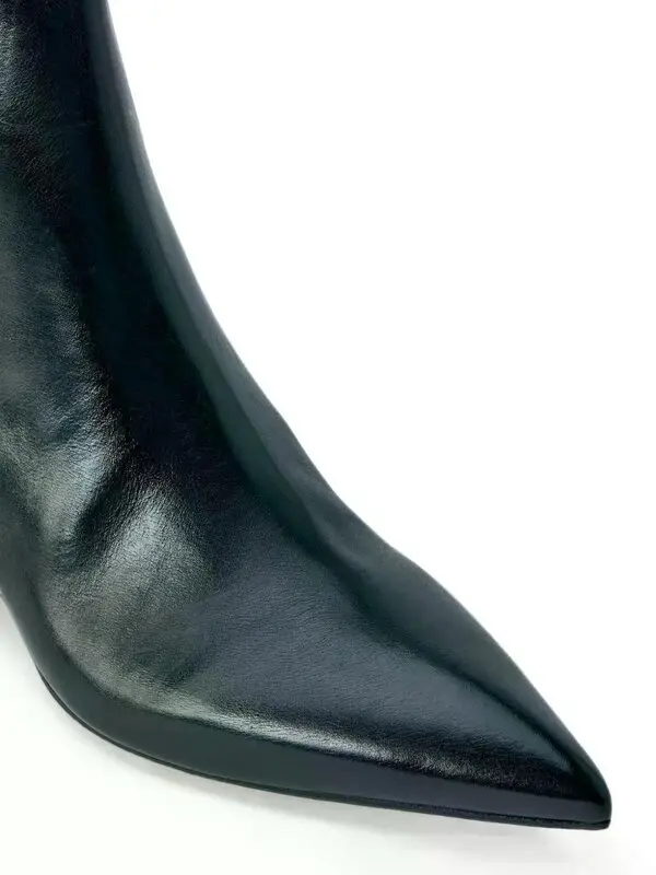 CAPASA MILANO Dorothy Pointed-toe Elasticated-panel Ankle Boots