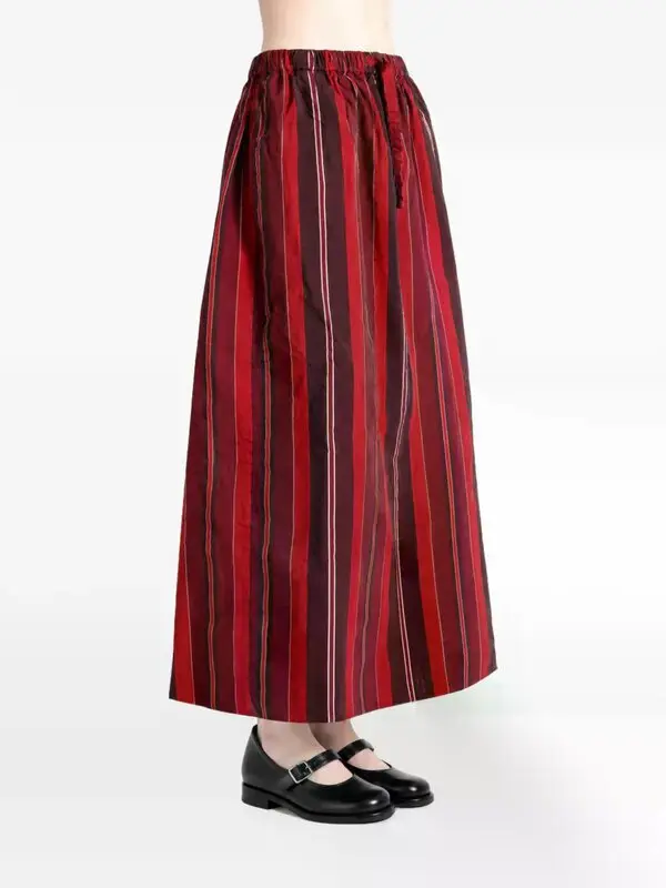 CASEY CASEY Jennie Striped Cotton Maxi Skirt