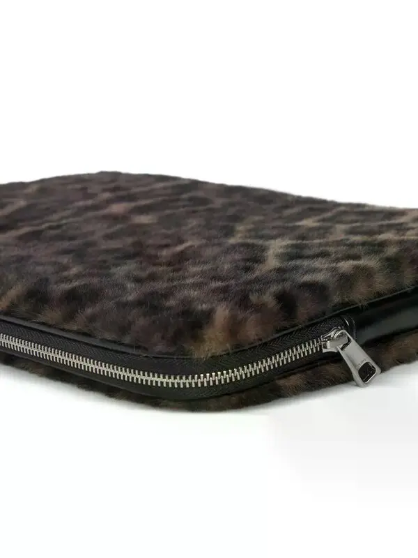 Apparis Elle Leopard-print Laptop Sleeve - Brown